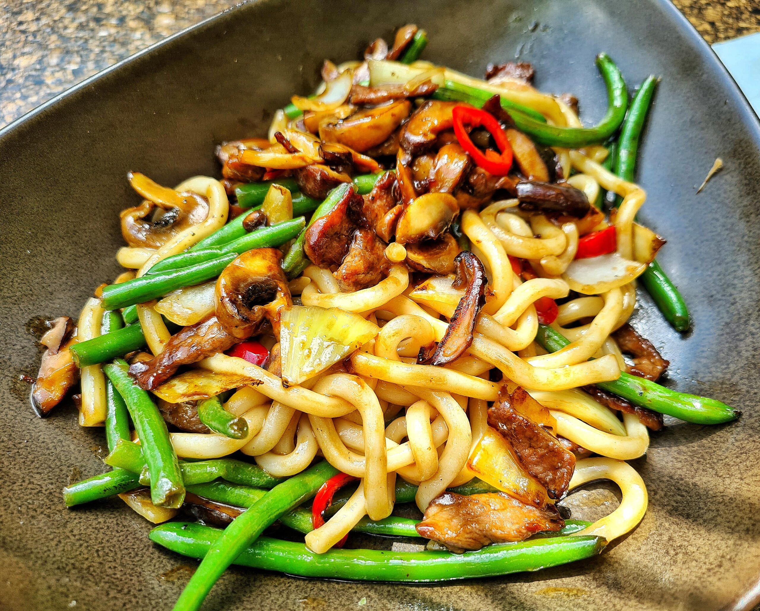Unagi beef udon - Lonely Japan