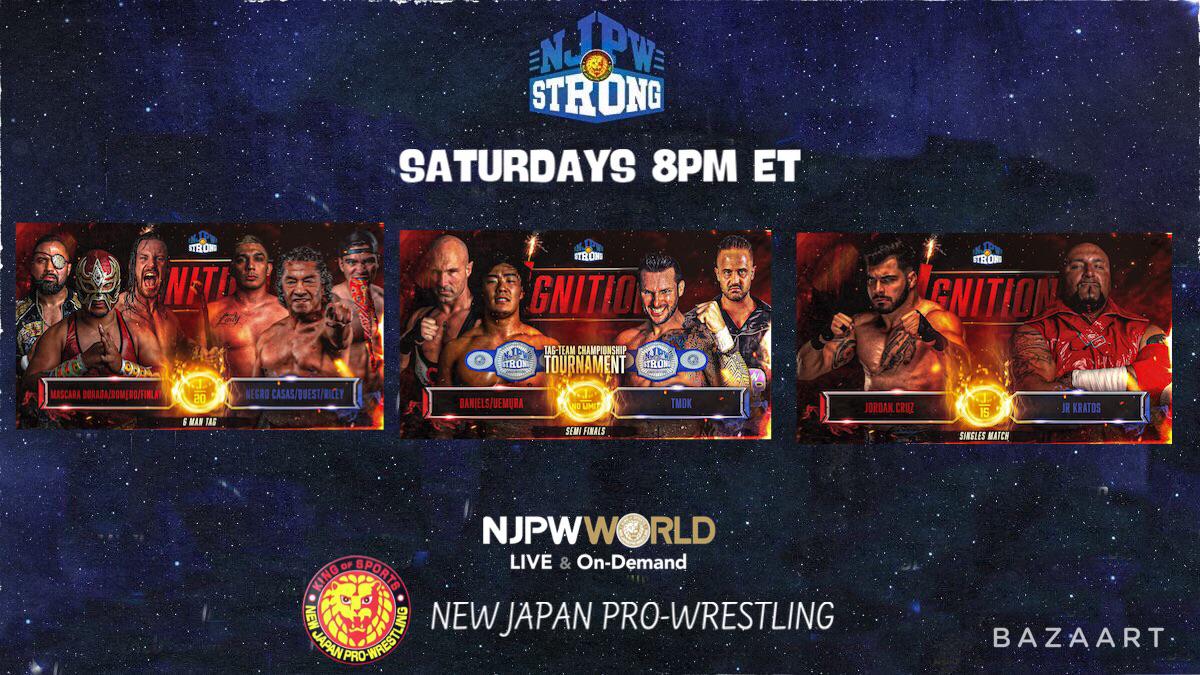 NJPW Strong Saturday tonight 8pm et 7.23.22 - Lonely Japan