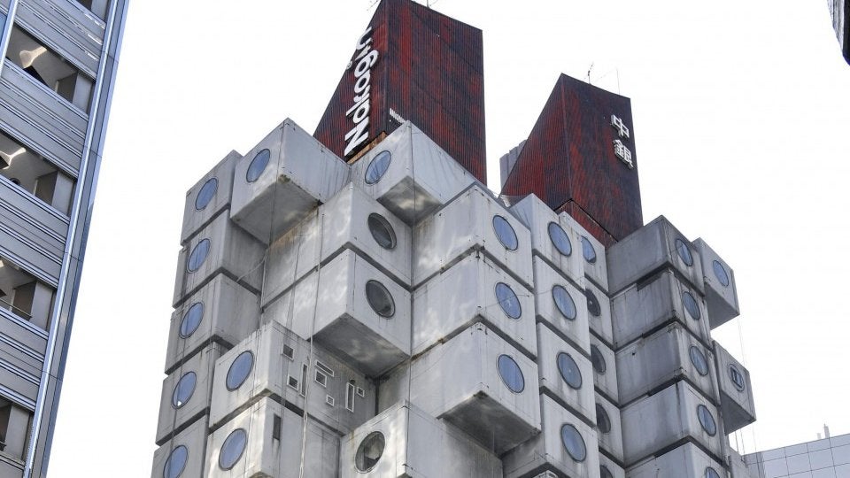 Demolition begins at iconic Nakagin Capsule Tower - Lonely Japan