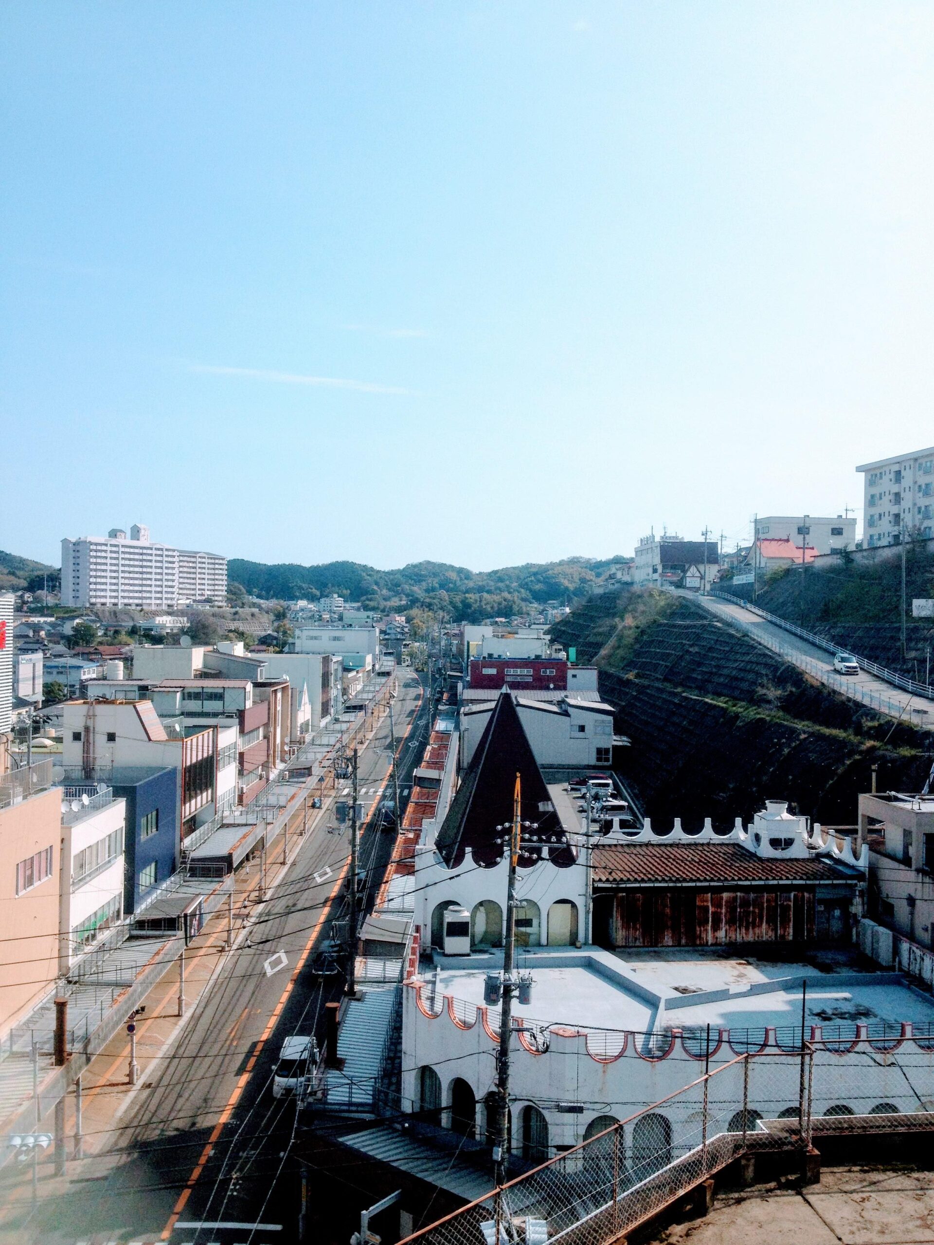 (OC) Overlooking the downtown in Hamada, Shimane - Lonely Japan