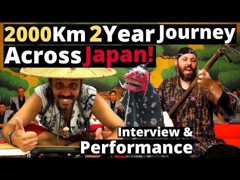 2000 Km, 2 year Journey Across Japan! Interview with Musician & Performer Ethnopunk @ETHNOPUNK ...