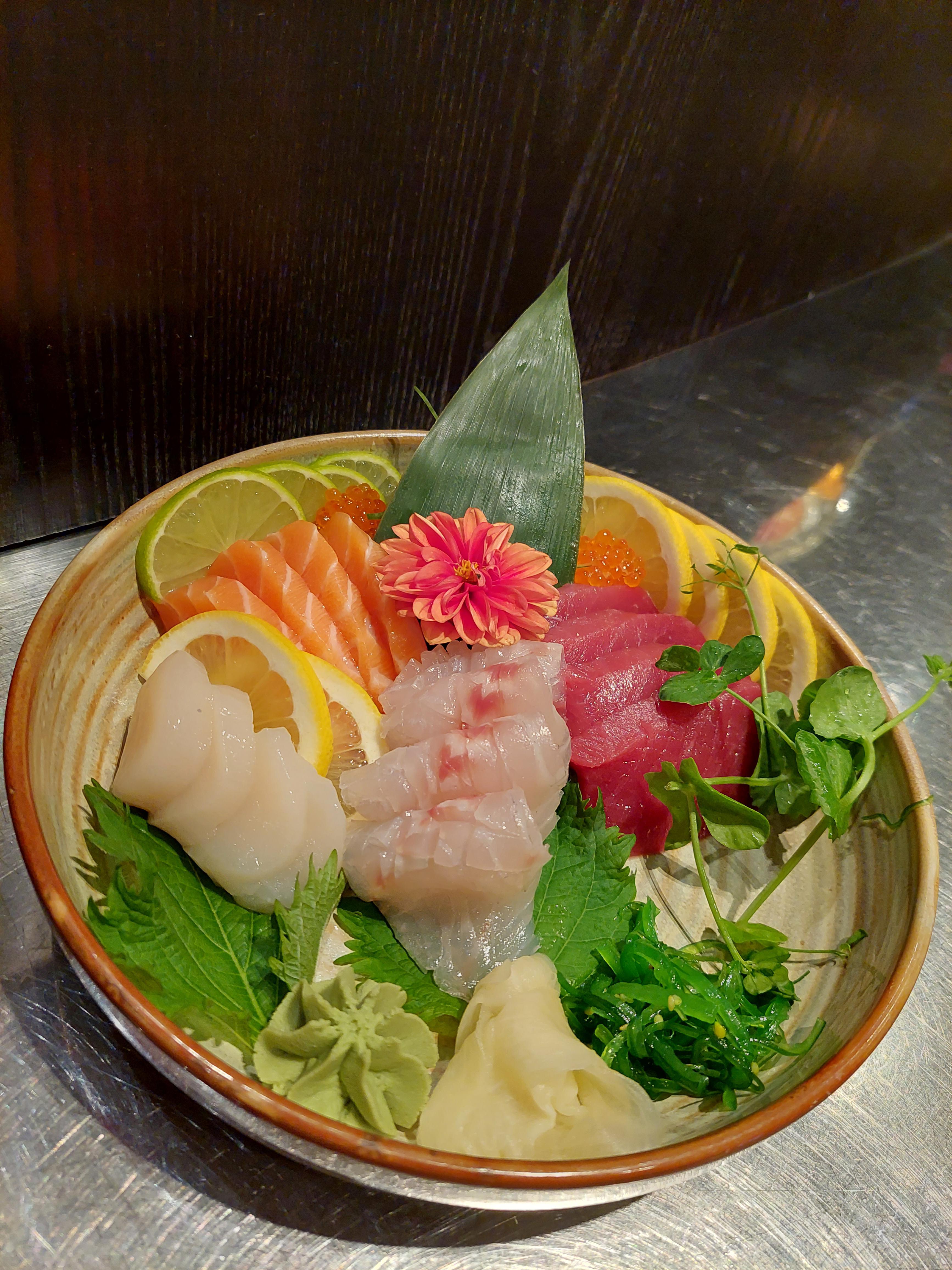 i made sashimi plate for a friend with his girlfriend. They love ...