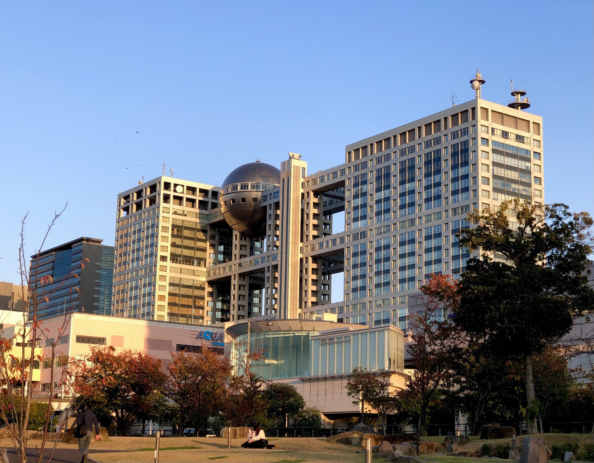Fuji Television Building in Tokyo - Lonely Japan