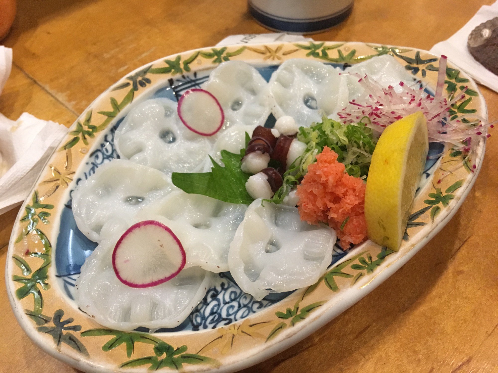 Nama tako (fresh octopus) sashimi from Maguro-Ya in Honolulu, Hawaii 🐙 ...