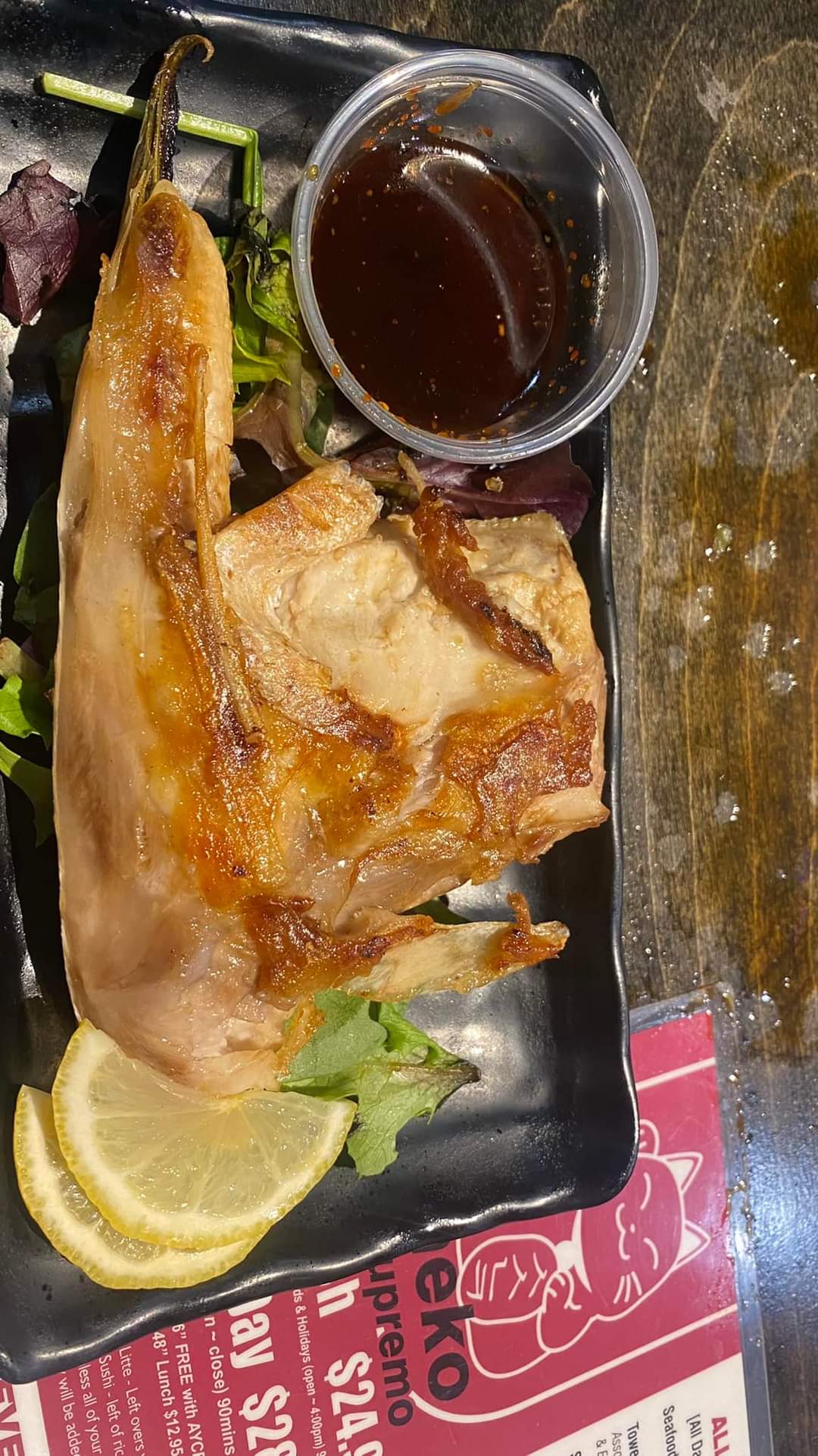 Hamachi Kama for my appetizer Fiya🤙🤙🤙 - Lonely Japan