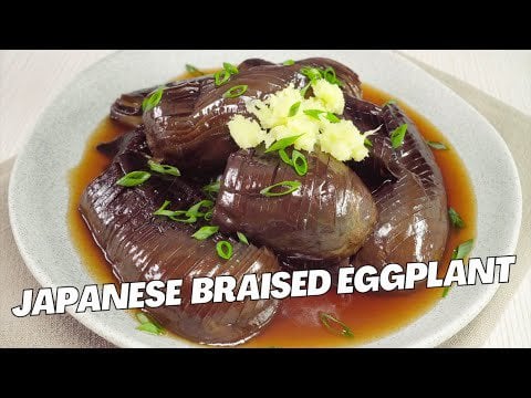 Japanese BRAISED EGGPLANT Recipe - Agebitashi | Tasty Eggplant ...