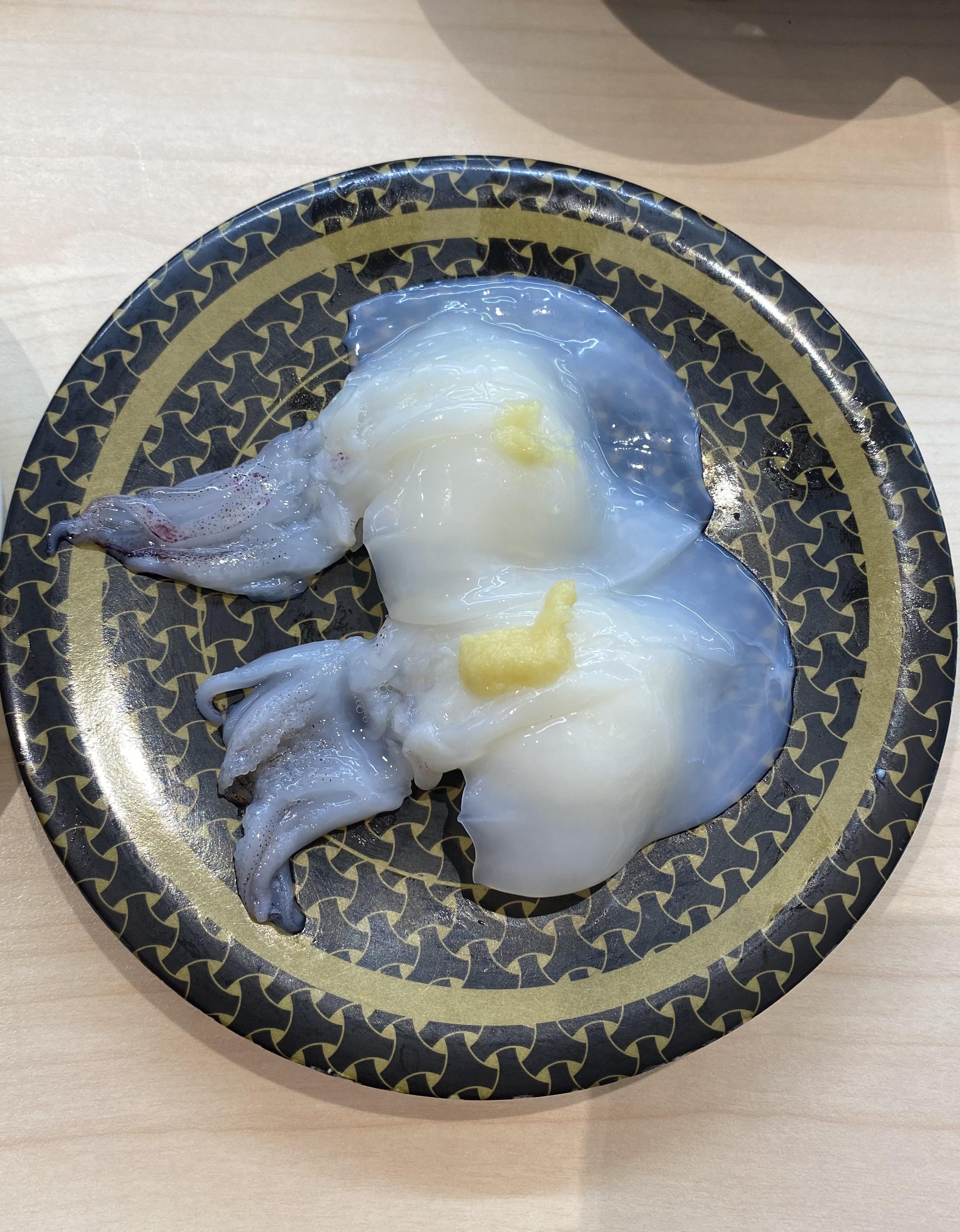 Ika sushi from Hamazushi - Lonely Japan