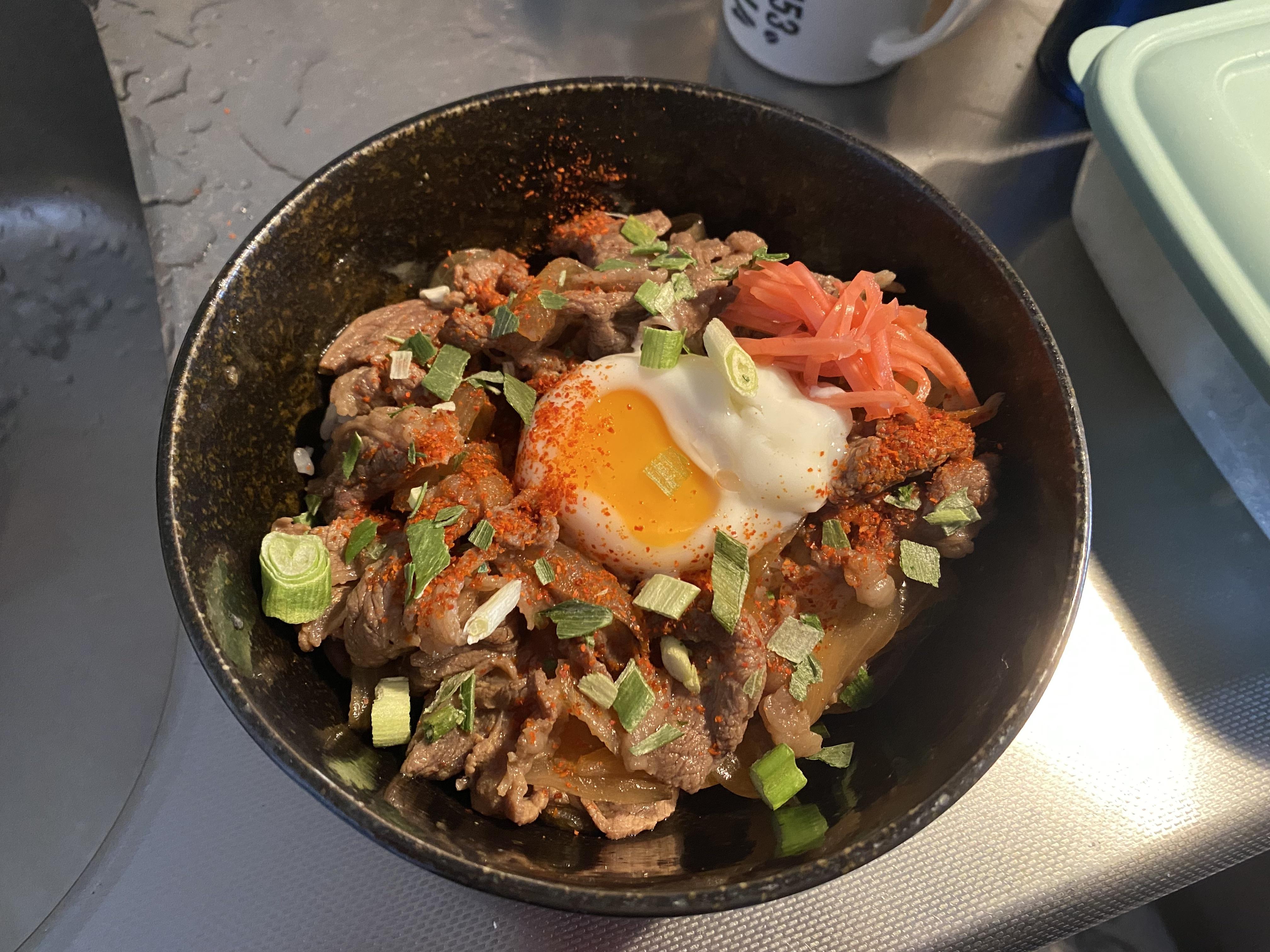 Homemade Gyuu-Don - Lonely Japan