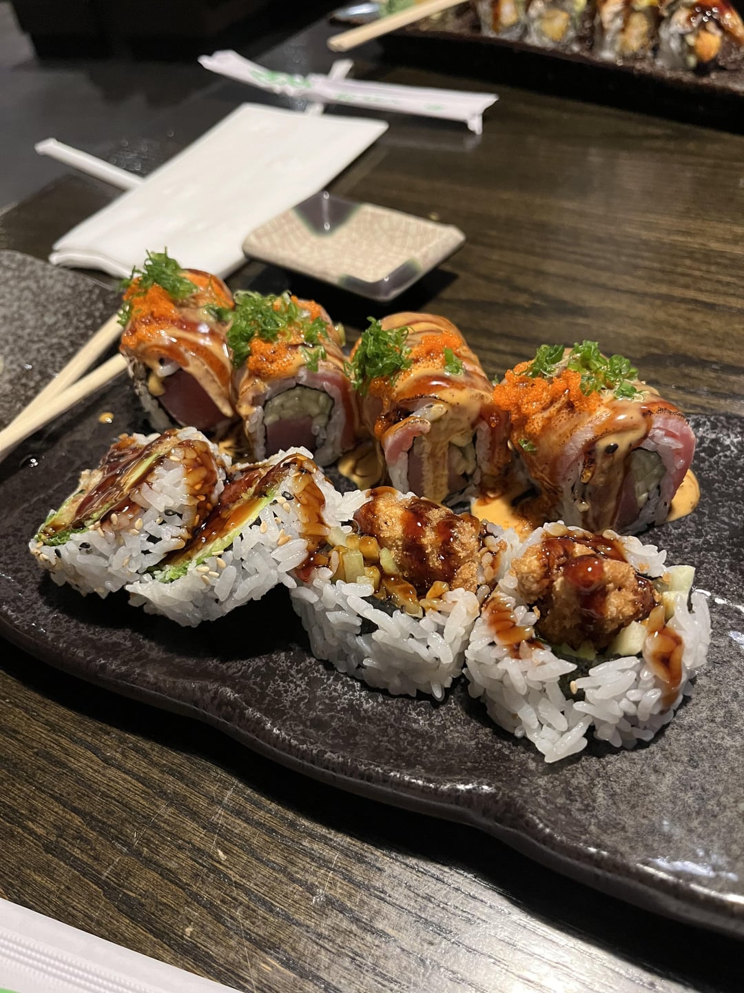 Sushi tonight at our local spot 😋 - Lonely Japan